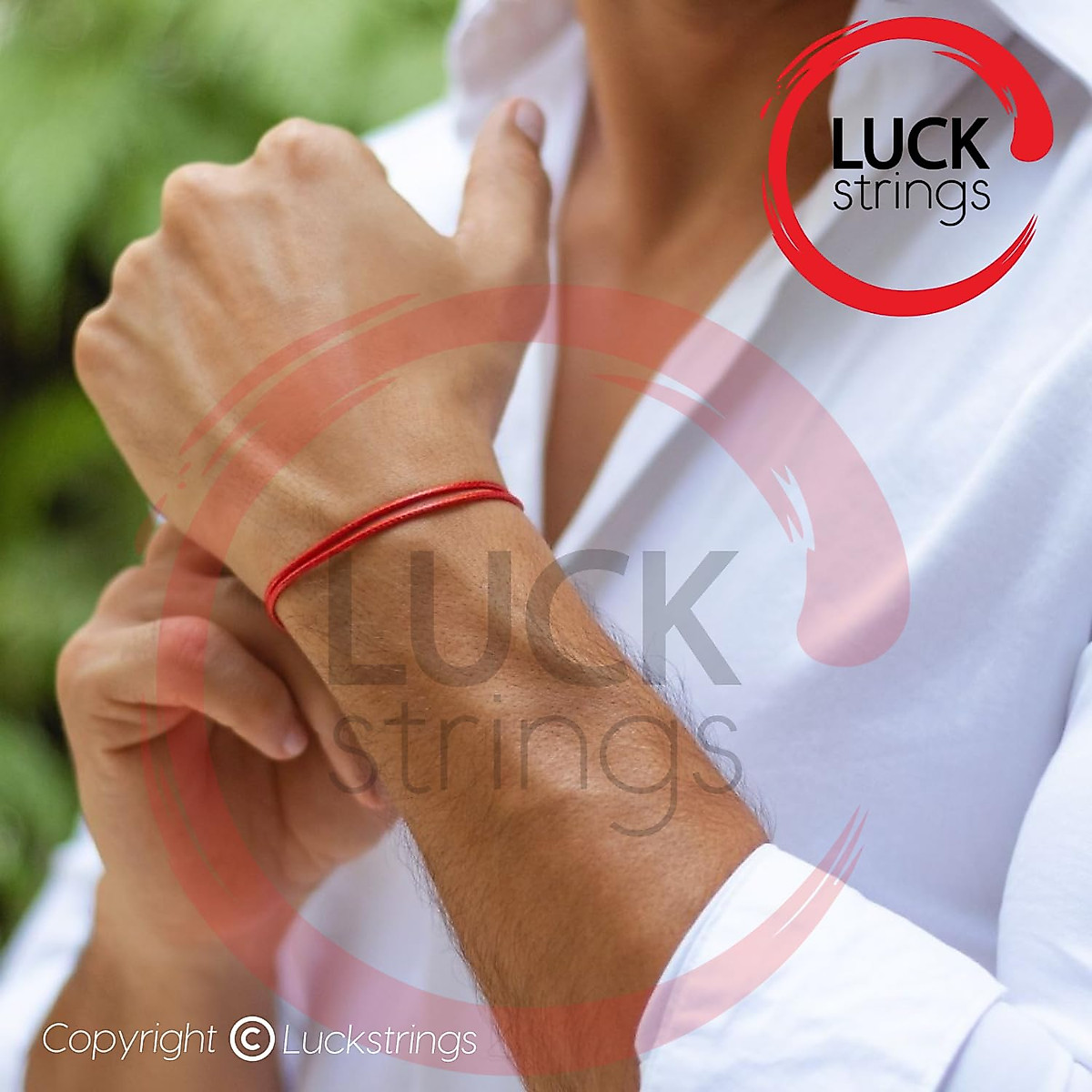 Red Cord Bracelet for Men and Women - Adjustable Kabbalah Protection String - Unisex Waterproof Nylon Cord - Surfer Passion, Strength, Power, Talisman, Good Luck Charm, Energy, Red String of Fate, Love, Evil Eye