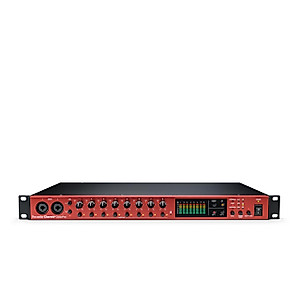 Fo­cus­rite Clar­ett+ Oc­to­Pre Pro­fes­sion­al Qual­ity 8-in/8-out ADAT Mic Preamp for Mu­sic Pro­duc­tion, with High Dy­nam­ic Range, Ul­tra-low Noise, and All-ana­logue Air
