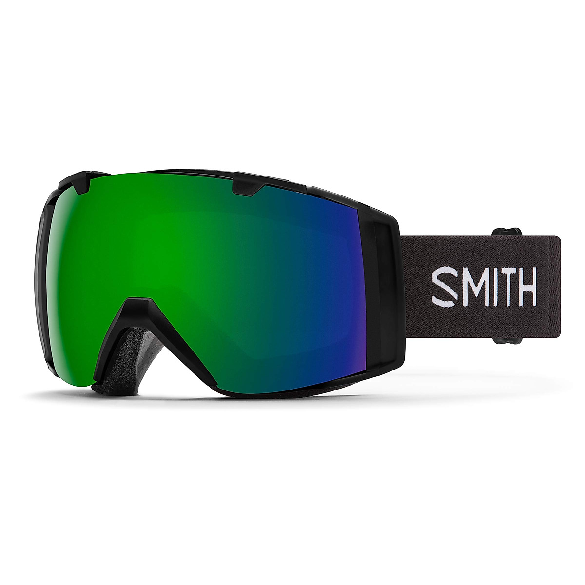 Smith I/O Snow Goggles Black/ChromaPop Sun Green Mirror