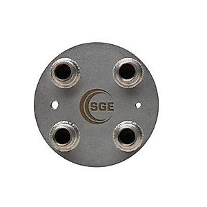 Trajan Scientific 123720 SilFlow 3 Port Splitter GC Kit, Port A 1.1 mm OD, Port B & C 0.25/0.32 mm ID