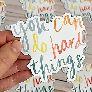Swaygirls magnets | Cute fridge magnets | You can do hard things refrigerator magnet | Inspirational quotes | Be nice.