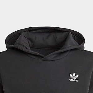 adidas Originals unisex child Adicolor Hoodie Hooded Sweatshirt, Black/White, Large US