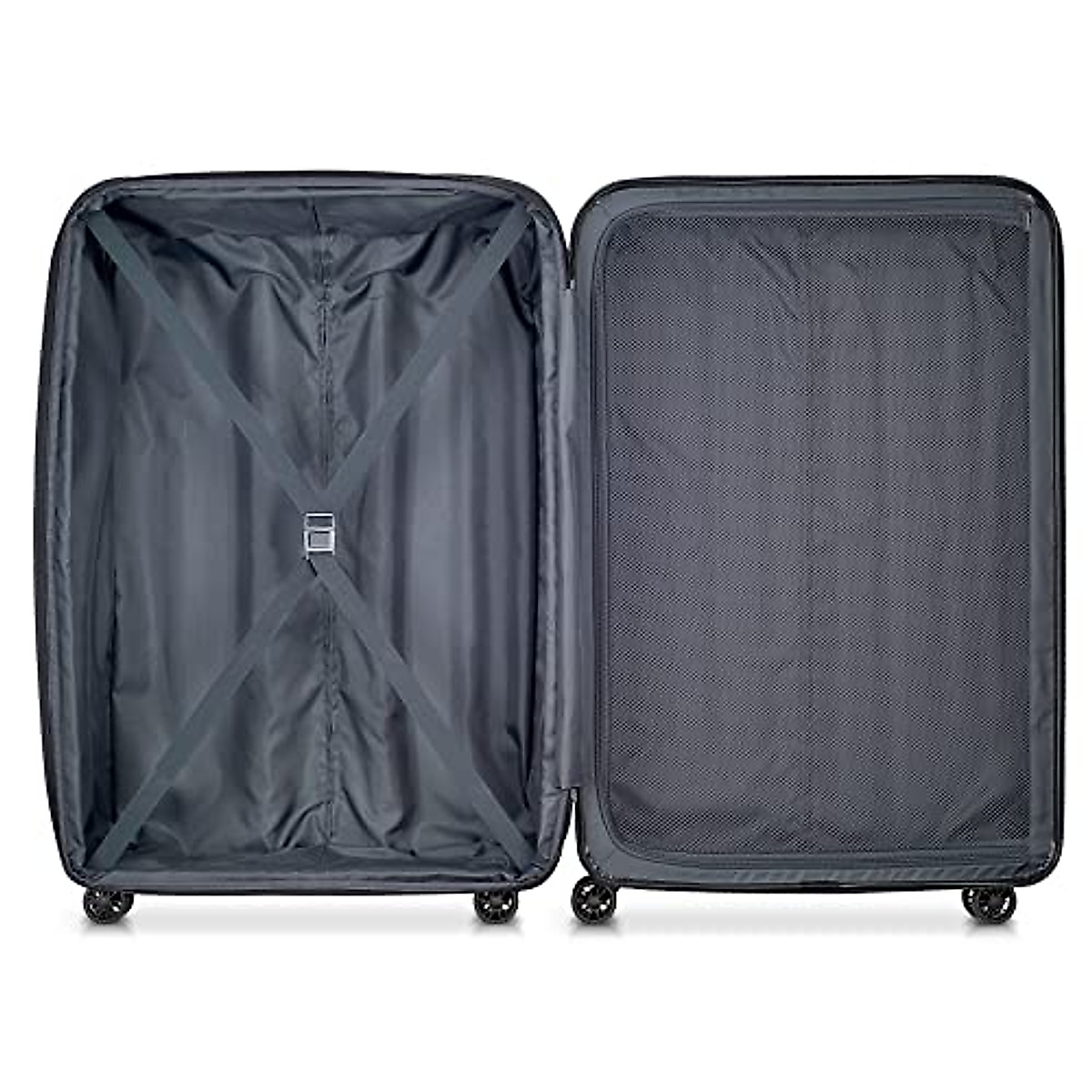 DELSEY Paris Helium Aero Hardside Expandable Luggage with Spinner Wheels, Titanium, Checked-Large 29 Inch