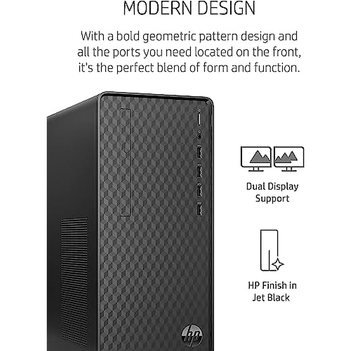 HP Desktop with AMD Ryzen 5 5600G, 12GB RAM, Windows 11 Home