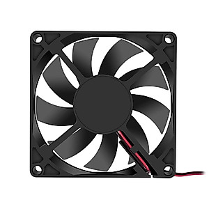 Dorhea 80x80x15mm Fan 12V 2Pin DC 8015 Brushless Cooling Case Fan for Cooling PC Computer Case CPU Radiator Cooler Fan 2Pin