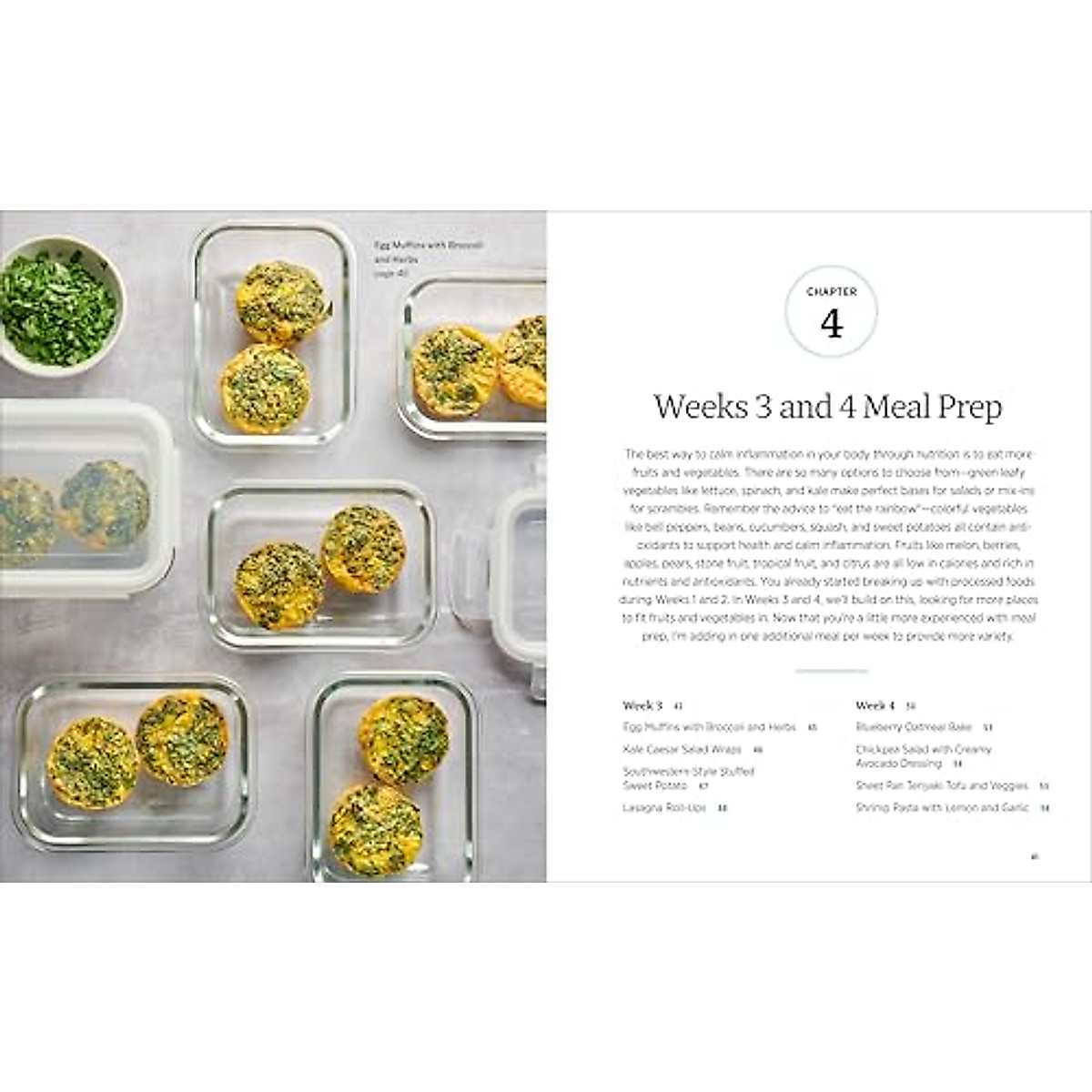 Anti-Inflammatory Diet Meal Prep: 6 Weekly Plans and 80+ Recipes to Simplify Your Healing