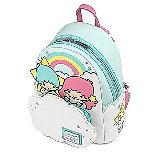 Loungefly Sanrio Little Twin Stars Two Stars on Cloud Adult Womens Double Strap Shoulder Bag Purse