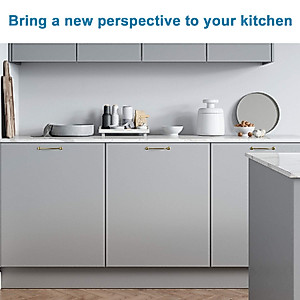 Oxdigi Light Grey Contact Paper 23.6 x 196 Inches, Peel and Stick Wallpaper for Cabinet Table Drawer Door Reform Decorative Thick Self Adhesive Removable Vinyl Film