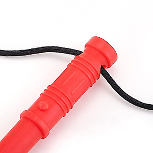 6 Pack Chew Sensory Necklace Perfect for Kids or Adults That Like Biting or Have Autism, Perfectly Textured Silicone Chewy Toys -Chewing Pendant for Boys & Girls