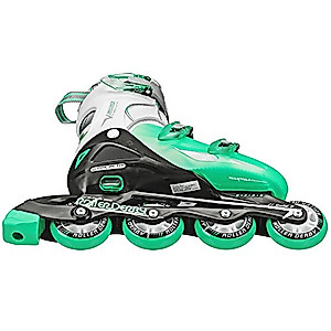 Roller Derby Women's V-Tech 500 Button Adjustable Inline Skate, Mint