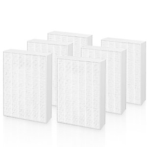 6-Pack HPA300 Replacement Filter R for Honeywell HPA300 Air Purifi-ers, Fits HPA300, HPA090, HPA100, HPA200 Series, and HPA5300, HRF-R1 HRF-R2 & HRF-R3