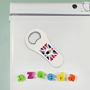 Azeeda 'King Charles Coronation Union Jack Flag' Bottle Opener Fridge Magnet (BO00072331)