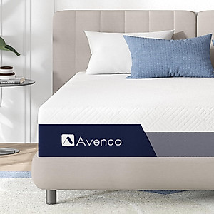Avenco Queen Mattress, 12 Inch Queen Memory Foam Mattress for Pressure Relief & Cooling Sleep, Medium Firm Mattress in a Box with Motion Isolation, CertiPUR-US Certified Queen Size Mattresses