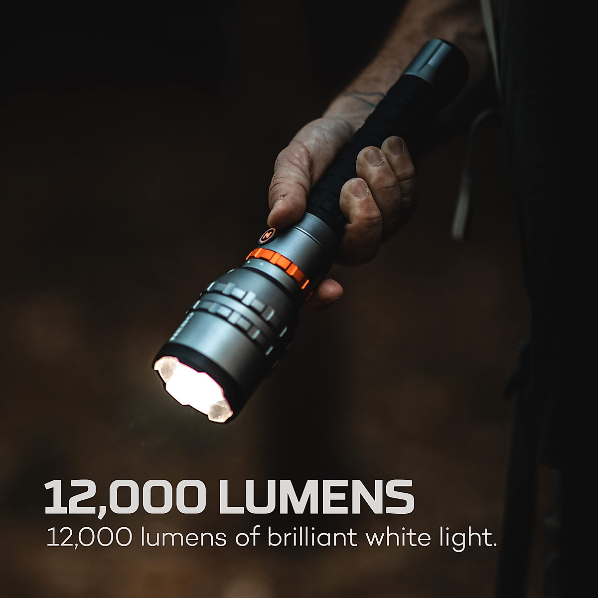 NEBO Davinci Powerful, Rechargeable and Waterproof Handheld Flashlight and Power Bank