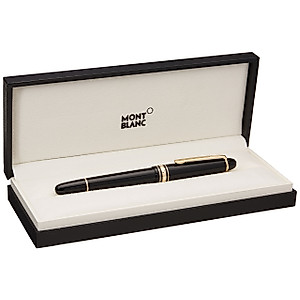 Montblanc Meisterstuck Hommage a Frederic Chopin Fountain Pen 145, Black with Gold Trim 01518 Classique Style 106514