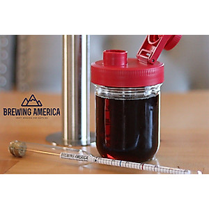 USA Made Maple Syrup Hydrometer Density Meter for Sugar and Moisture Content Measurement for Consistently Delicious Pure Syrup – Made in America - BRIX & Baume Scales - Easy Read Red Line Calibrated