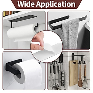 UXIETIN Paper Towel Holder Adhesive,Strong Viscous Wall Mout Paper Towel Holder Under Cabinet Adhesive Strip Replacement,4PCS