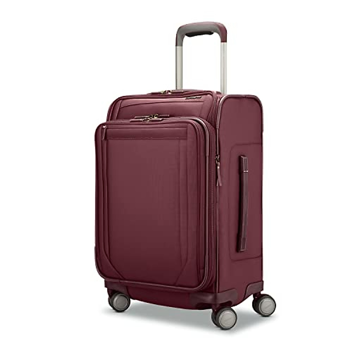 Samsonite Lineate DLX Softside Expandable Luggage with Spinner Wheels, Merlot