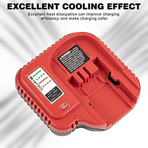 Lxljiad Replacement Fast Charger for Black and Decker BDFC240 18V 14.4V 12V 9.6V 24V NiCD NiMH Battery HPB18 HPB18-OPE HPB14 HPB12 HPB96 HPB24 Black and Decker 18V Battery Charger