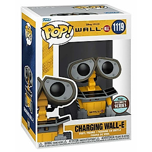 POP Disney Pixar: Charging Wall-E Specialty Series Funko Vinyl Figure (Bundled with Compatible Box Protector Case), Multicolored, 3.75 inches