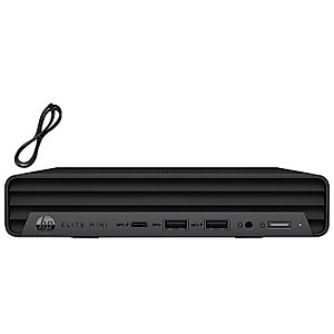 HP 2023 Elite Mini 800 G9 Business Desktop Computer, 12th Gen Intel 12-Cores i7-12700T, 16GB DDR5 RAM, 1TB PCIe SSD, WiFi 6E, Bluetooth 5.3, Wolf Pro Security, Windows 11 Pro, AZ-XUT Cable
