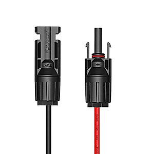 AJDPOI Solar to SAE Connectors Adapter 10AWG Cable Connector with SAE to SAE Polarity Reverse Connectors for RV Solar Panels