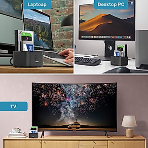 [Bundle] Unitek Mini Hard Drive Docking Station and USB C Hard Drive Adapter