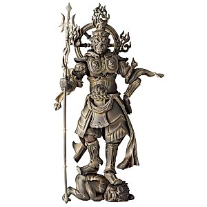 Kaiyodo Takeya Revoltech Action Figure: #005 Jikokuten Wooden Version
