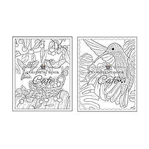 Hummingbird Coloring Book: An Adult Coloring Book Featuring Charming Hummingbirds, Beautiful Flowers and Nature Patterns for Stress Relief and Relaxation