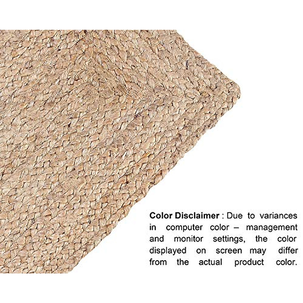 GLAMBURG Farmhouse Jute Burlap Table Runner 36 Inches Long, 13x36 Natural Jute Braided Table Runner, Organic Eco-Friendly Rustic Vintage Dining Table Runner