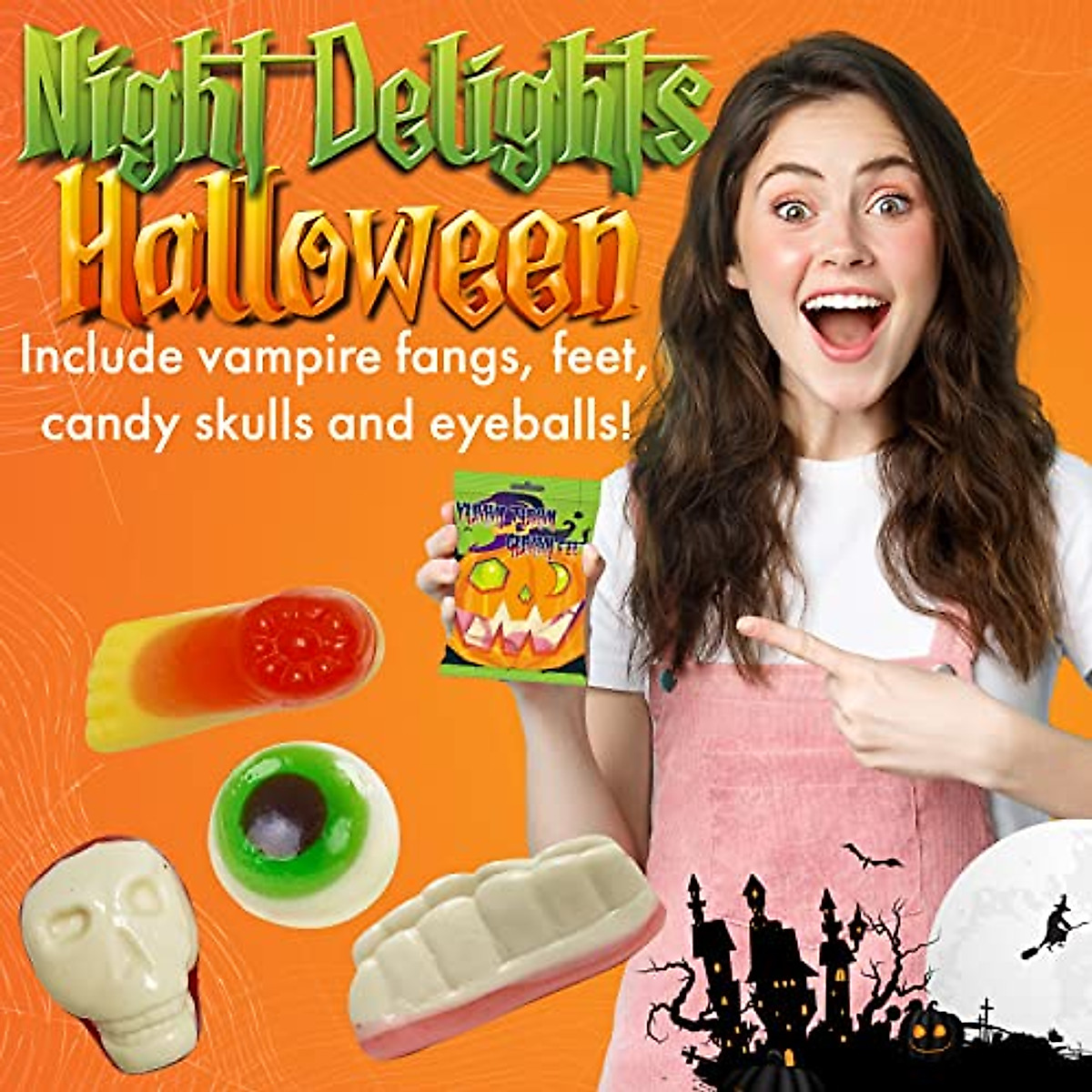 Fusion Select 3 Packs Halloween Eyeball Gummy Candy Spooky Gummies Candy Food Snacks - Creepy Party Bag Favors For Trick Or Treat - Scary Novelty Chewy Bites