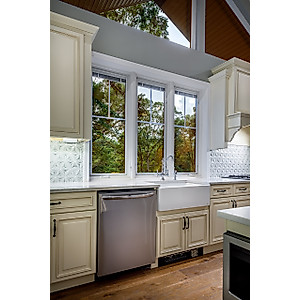 Fine fixtures Sutton Fireclay sink, 30" Apron Front Farmhouse Kitchen Sink. Solid (Not Hollow)