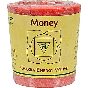 Candle Chakra Votive Money Red Aloha Bay 1 Candle