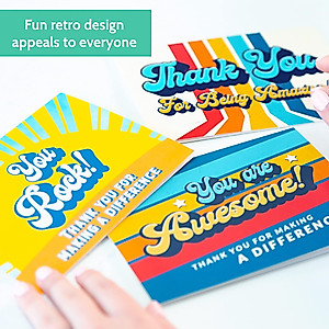 T MARIE 24 Appreciation Cards with Envelopes - Thank You Cards for Employee Recognition, Team, Students, Teacher, Volunteer, Nurse Appreciation Day