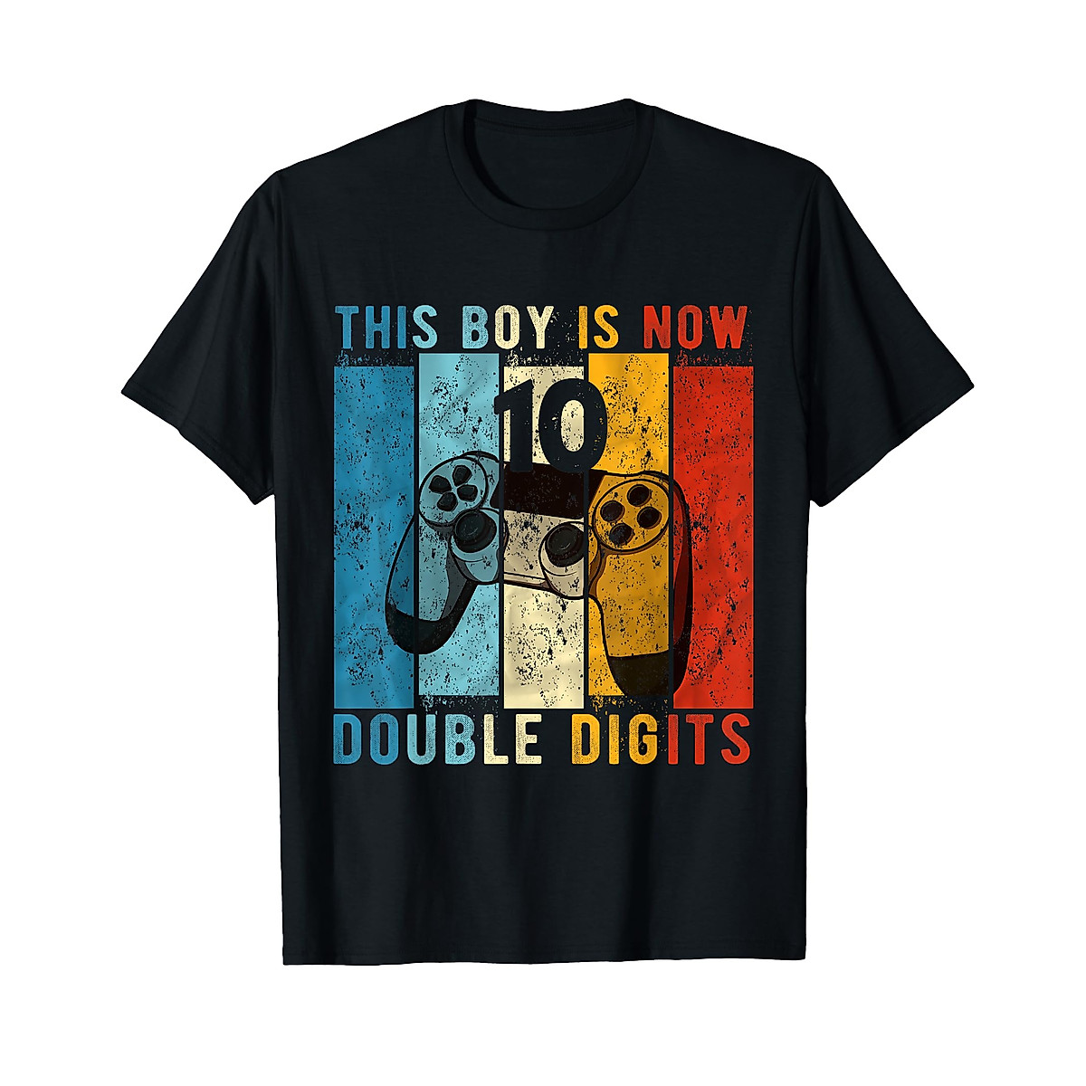 This Boy is Now Double Digits 10th Birthday Boy 10 Year Old T-Shirt