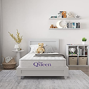 NapQueen 6 Inch Innerspring Full Size Medium Firm Support Relief Mattress, Bed in a Box