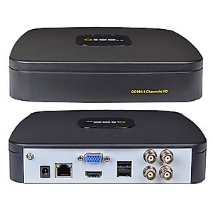 Q-See HeritageHD QC904-4V2-1 4-Channel Network DVR Surveillance Kit w-1TB Hard Drive & 4 IP66 720p AnalogHD Cameras