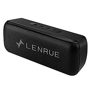 LENRUE Bluetooth Speaker,Wireless Portable Speakers with TWS, 12H Playtime, Clear Sound for Home,Travel and Outdoor,Handfree Calls Compatible with for iPhone, Samsung Android and More