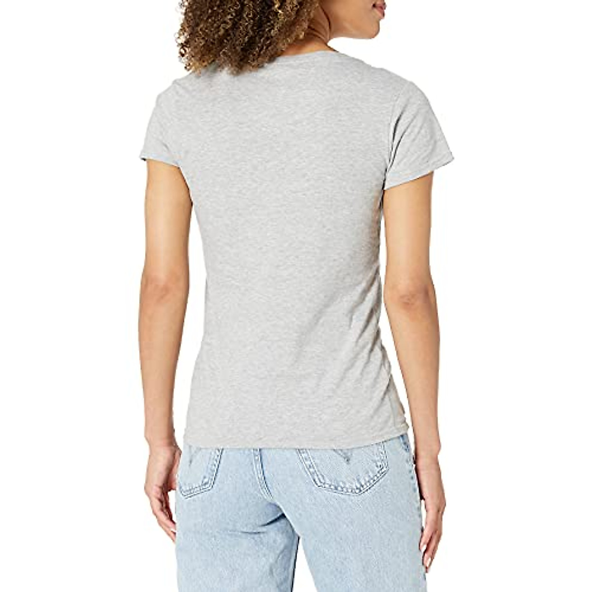 Marvel womens Official Marvel Marvel Gals Women's Scoop Neck Tee Shirt, Gray Official Marvel Marvel Gals Women's Scoop Neck El, Large US