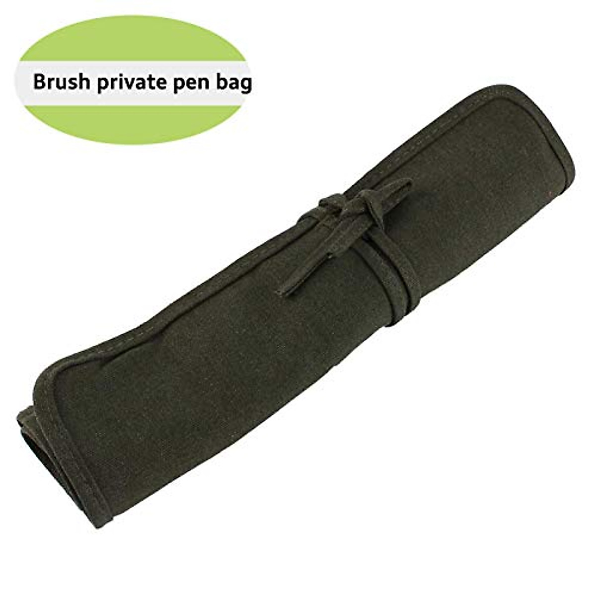 Yosoo Paint Brush Holder, 22 Slots Roll Up Bag Cases Canvas Paint Brush Pouch for Student Artist Draw Pen Watercolor Oil Brush