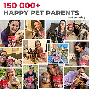 Mighty Petz MAX Dog Allergy Relief Chews - Itch Free Skin - Immune Supplement with Omega 3 Fish Oil + Probiotics + Colostrum. Skin & Coat Health + Digestion.120 Dog Allergy Chews for Pets