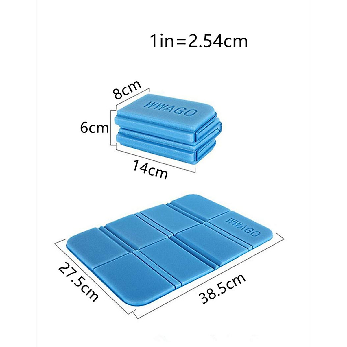 Toasis Water Proof Camping Cushion Foam Seat Pad Foldable Outdoor Sitting Mat (Olive)