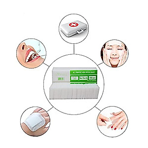 600 PCS (2" X 2") Premium 4-ply Non-Woven, Non-Sterile Sponge Gauze Pad- Dental, Salon, All Purpose Gauze Sponges Pads -(3 Packs x 200 Counts) -White
