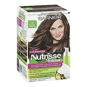 Garnier Nutrisse Nourishing Color Foam, Light Brown