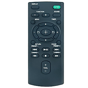 RM-AMU197 Replacement Remote Control Commander Compatible with Sony Audio System CMT-X5CDB CMT-X5CD CMT-X7CDB CMT-X7CD CMTX5CDB CMTX5CD CMTX7CDB CMTX7CD