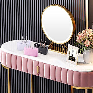 Pretty memory Lash Tweezer Holder 6 Holes Tweezer Holder for Eyelash Extensions Tweezer Stand Display Storage Eyelashes Extension Supplies Lash Accessories Tools, Pink