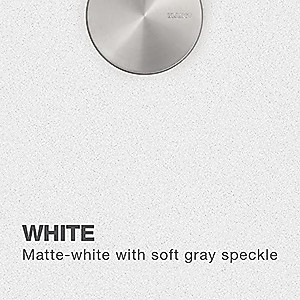 BLANCO, White 442199 VALEA SILGRANIT 50/50 Double Bowl Undermount Kitchen Sink with Low Divide, 32" X 19"