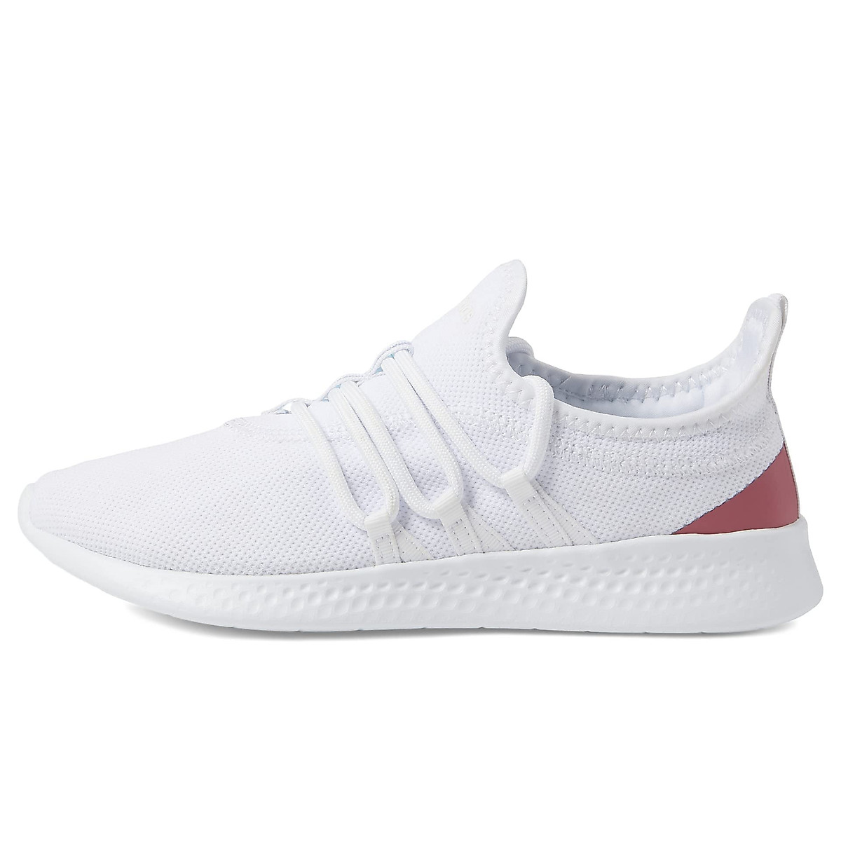 adidas Women's Puremotion Adapt 2.0 Sneaker, White/Pink Strata/Black, 10
