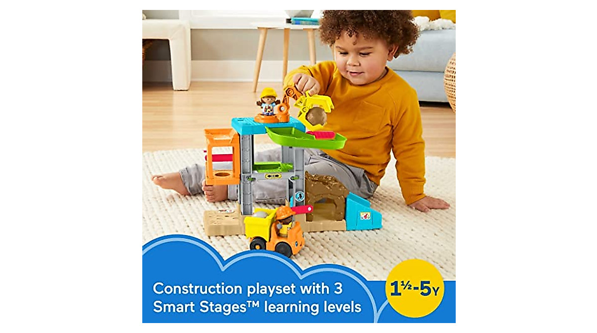 Fisher-Price Little People Construction Playset for Toddlers 18+ Months