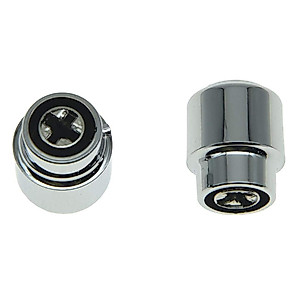 Dopro 2pcs Plastic Guitar Barrel Switch Tip 3 Way Pickup Selector Switch Knob for U.S./Import Tele Telecaster Chrome